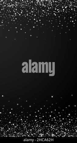 Amazing falling stars Christmas background. Subtle flying snow flakes ...