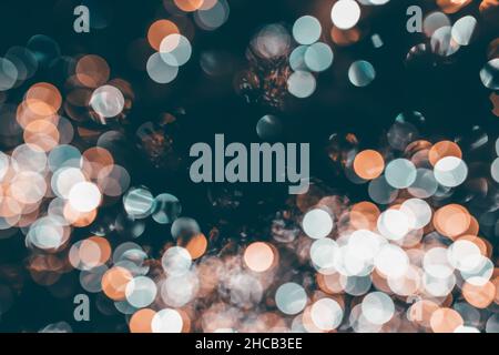 Magic holiday background of sprkling, bokeh Christmas lights Stock ...