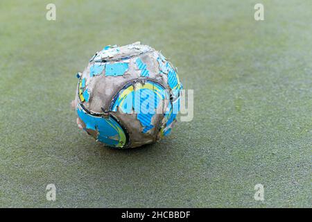 Damage Soccer Ball Stock Photo - Alamy