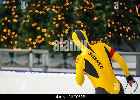 HEERENVEEN, NETHERLANDS - DECEMBER 26: Marcel Bosker of Team Reggeborgh ...