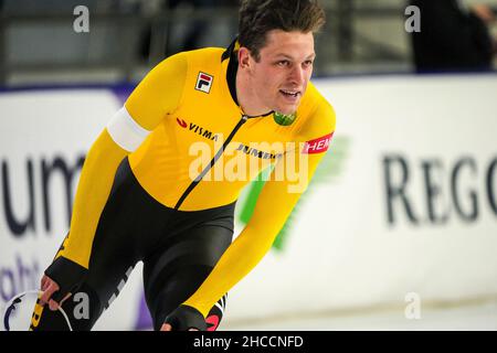 HEERENVEEN, NETHERLANDS - DECEMBER 27: Tijmen Snel of Team Jumbo Visma ...