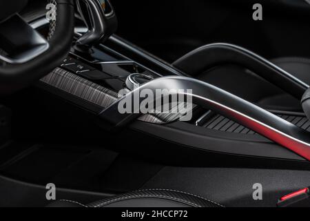 Modern Car Grab Handles, car interior details. Car grab handler for the ...