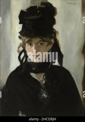 Edouard Manet, Berthe Morisot With a Bouquet of Violets 1872 Oil on ...
