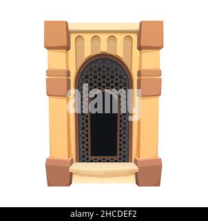 Muslim castle. Cartoon Islamic mosque. vector illustration Stock Vector ...