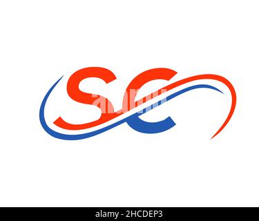SC Linked Logo for business and company identity. Creative Letter SC ...