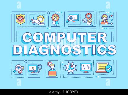 Computer hardware word concepts banner. Electronic devices. Information ...