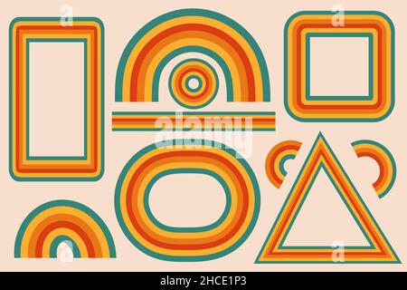 1970s Style Museum Picture Frames Vector Set Stock Vector Image & Art ...