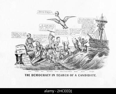 A collection of political cartoons and caricatures from the 1700s and ...