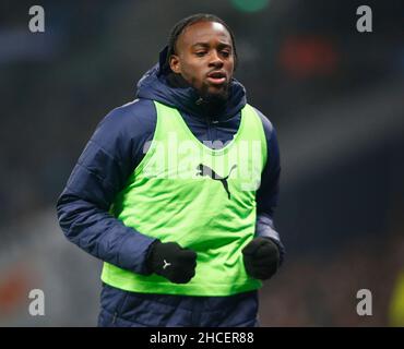Crystal Palace's Jean-Philippe Mateta scores before the goal is ruled ...