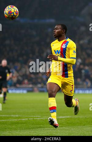 Tyrick Mitchell (3 Crystal Palace) during the Premier League game ...
