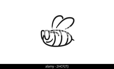 creative bee geek logo vector symbol design Stock Vector Image & Art ...