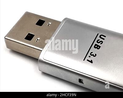 USB flash drive, flash memory on a white background Stock Photo - Alamy