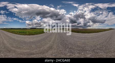 360° view of 360 degree texture sky background with clouds ...