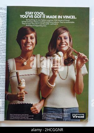 1970s Cosmopolitan Magazine Stock Photo - Alamy