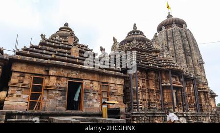 Beautiful shot of the Ananta Basudev Temple under the cloudy skies in ...