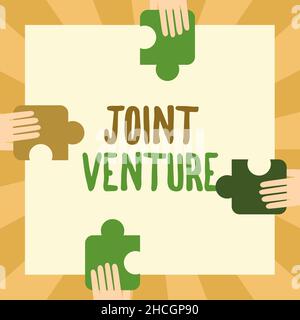 Partner Puzzle Showing Partnership And Teamwork Stock Photo - Alamy