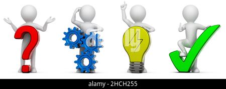 Question Mark Sign Cartoon Character Person Mascot with Identification ...