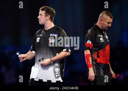Callan Rydz during his match against Ricardo Pietreczko on day nine of ...