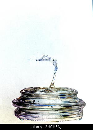 Bright background, drop photography, drop pictures, still life, Baden ...