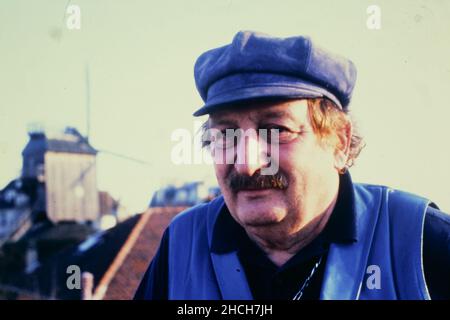 Archives 80ies: French actor Jacques Fabbri poses at home in Montmartre ...