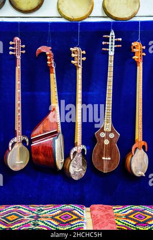 Typical Uzbek musical instruments, Uzbekistan, Uzbekistan Stock Photo ...