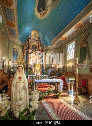 Lachowice, Poland - finished in 1789, the Church of Sts. Peter and Paul ...