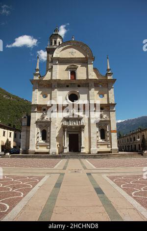 Tirano, Sondrio province, Valtellina, Lombardy, Italy: exterior of the ...