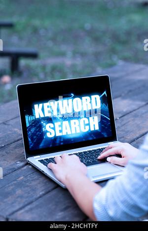 Conceptual business keywords on table with elements of game making ...