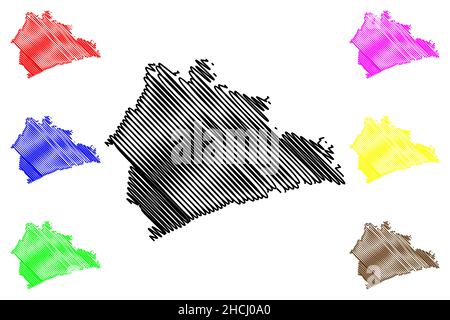 Rewa district (Madhya Pradesh State, Rewa division, Republic of India ...