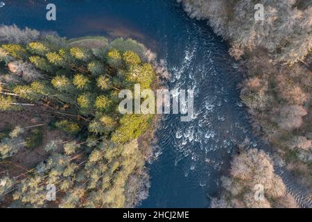 River Meandering Through Scotland Stock Photo - Alamy