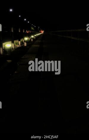 Traffic jam on an expressway at night Stock Photo - Alamy