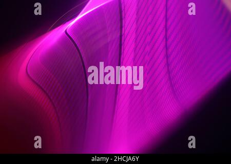 A pattern of violet light, a section of the electromagnetic spectrum ...
