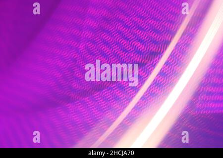 A pattern of violet light, a section of the electromagnetic spectrum ...