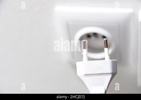 AC power plug and socket in Poland © Wojciech Strozyk / Alamy Stock ...
