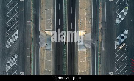 BAZHOU, CHINA - DECEMBER 29, 2021 - Aerial photo taken on December 29 ...