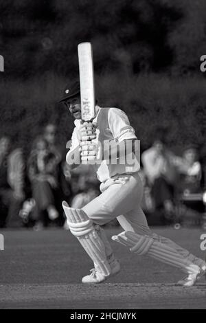 Wayne Larkins batting for Northamptonshire against Surrey, John Player League, Tring ...