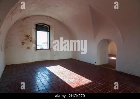 Military barracks interior at Fort San Cristobal Stock Photo - Alamy