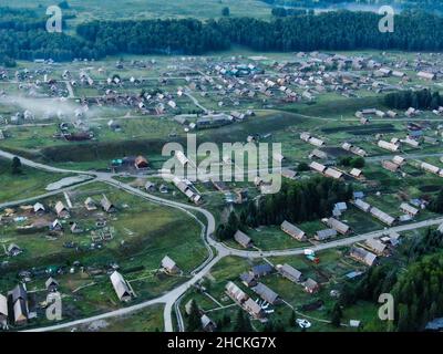 ALTAY, CHINA - JUNE 27, 2021 - An aerial photo taken on June 27, 2021 ...