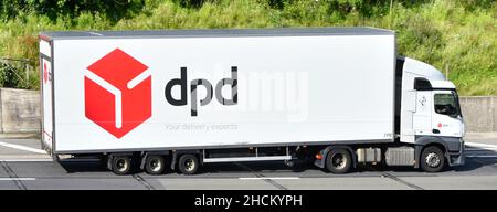 Advertising on side of articulated trailer for Kingsmill bread a brand ...