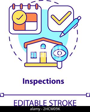 Business inspections abstract concept vector illustrations Stock Vector ...