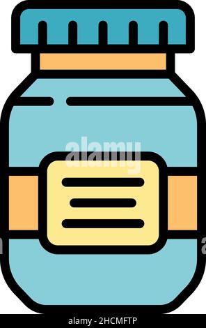 Chocolate paste fruit icon. Outline chocolate paste fruit vector icon ...