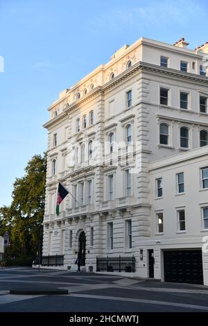 Afghanistan Embassy, Knightsbridge London, UK Stock Photo - Alamy