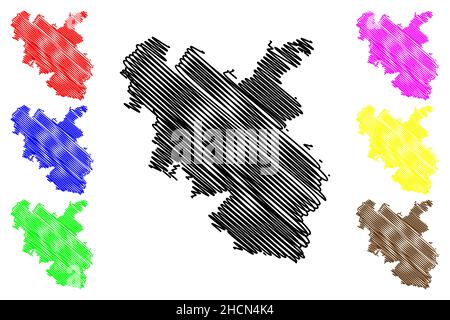 Sagar district (Madhya Pradesh State, Sagar division, Republic of India ...