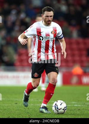 Sunderland's Corry Evans during the Sky Bet League 1 match between ...