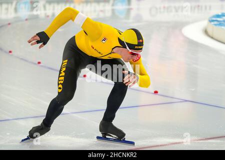Tijmen Snel of the Netherlands competing on the Men's 1500m on Day 1 of ...