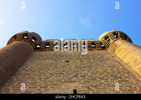 A beautiful quadrangular fortress in Mardakan. Azerbaijan Stock Photo ...