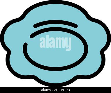 Uniform hair cover icon. Outline uniform hair cover vector icon for web ...