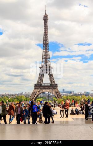The view from the Eiffel Tower offers a breathtaking panorama of Paris ...