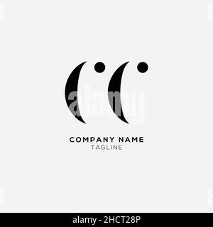 CC Letter Business Logo Design Alphabet Icon Vector Symbol Stock Vector ...