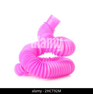 Pop Tube on white background Stock Photo - Alamy